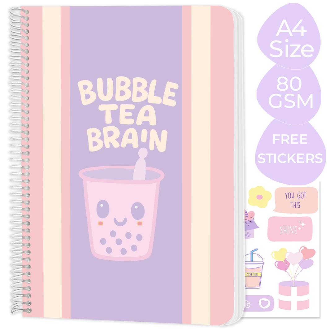 A4 spiral notebooks – Purpulp Stationery