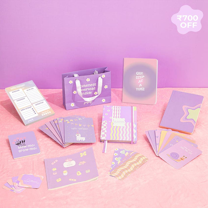 Pastel Overload Bundle Ruled - Make today count – Purpulp Stationery