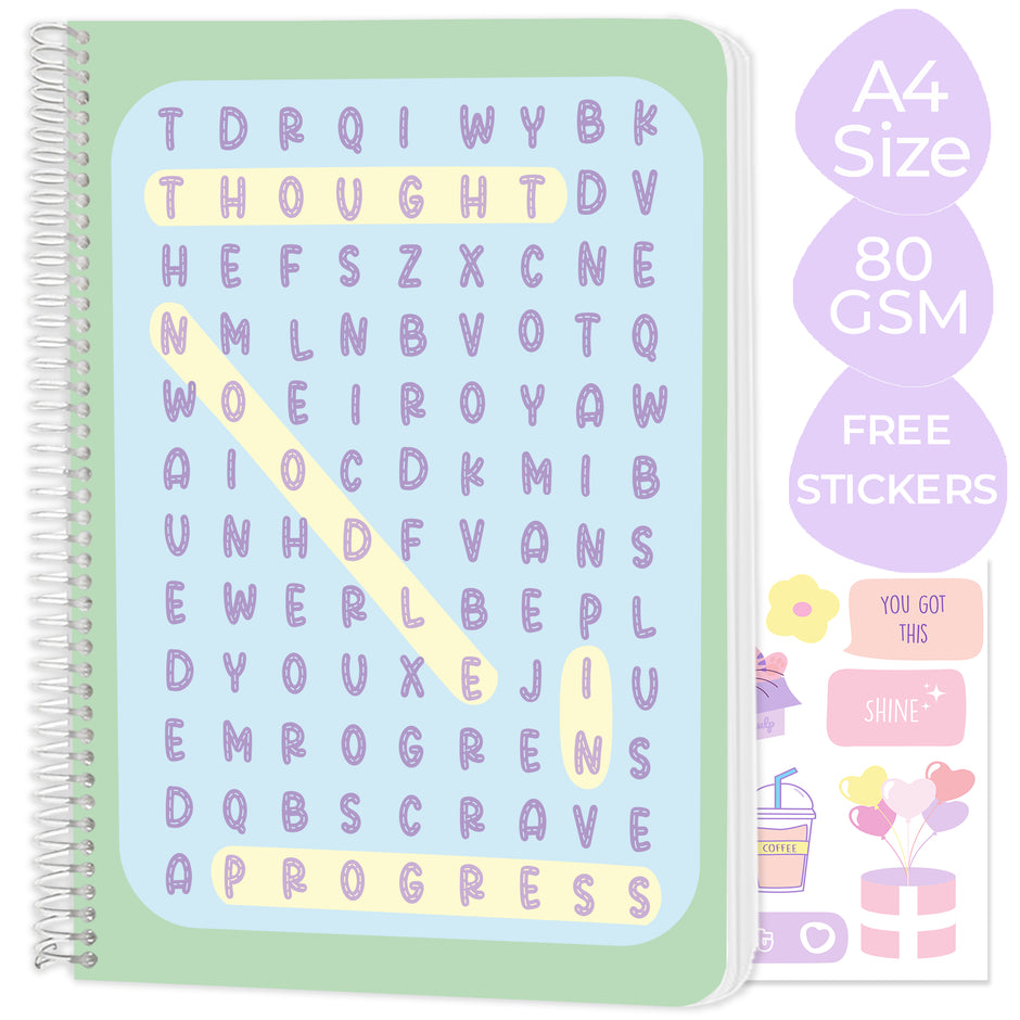 A4 spiral notebooks – Purpulp Stationery